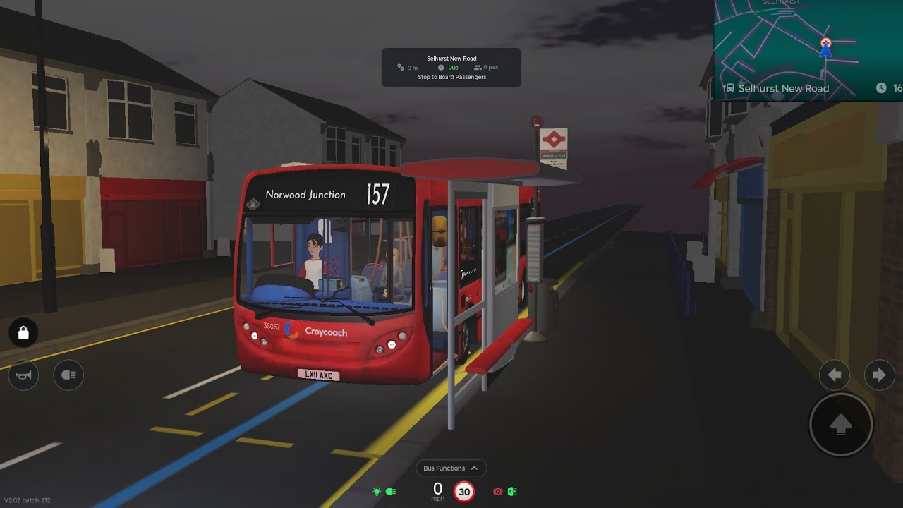 Croydon the London bus sim route 157 West Croydon to Norwood Junction ...