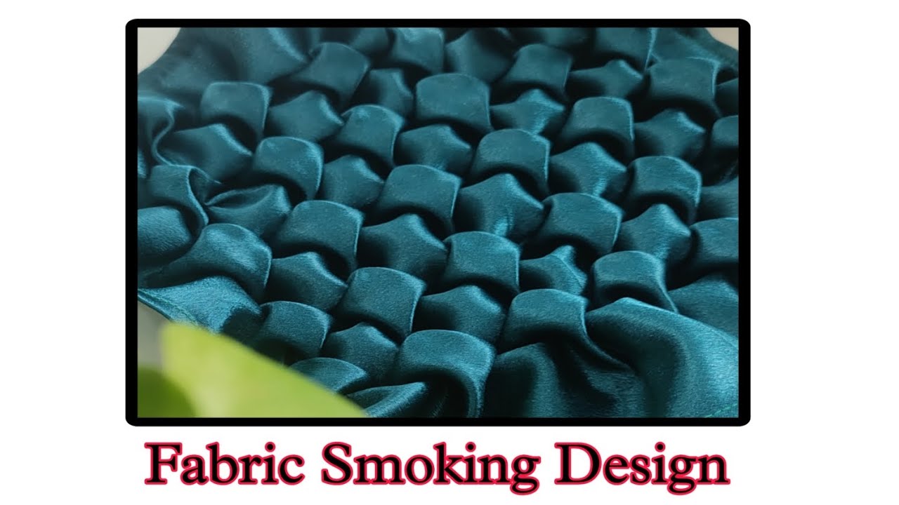 🤩🪡Fabric Smoking Design🧶🎀🧵#viral#video #viralvideo #fashion ...