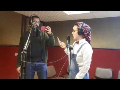 مين معايا - مسلسل اذاعي - cover by Abeer Magdy and Ramy Nawar - YouTube