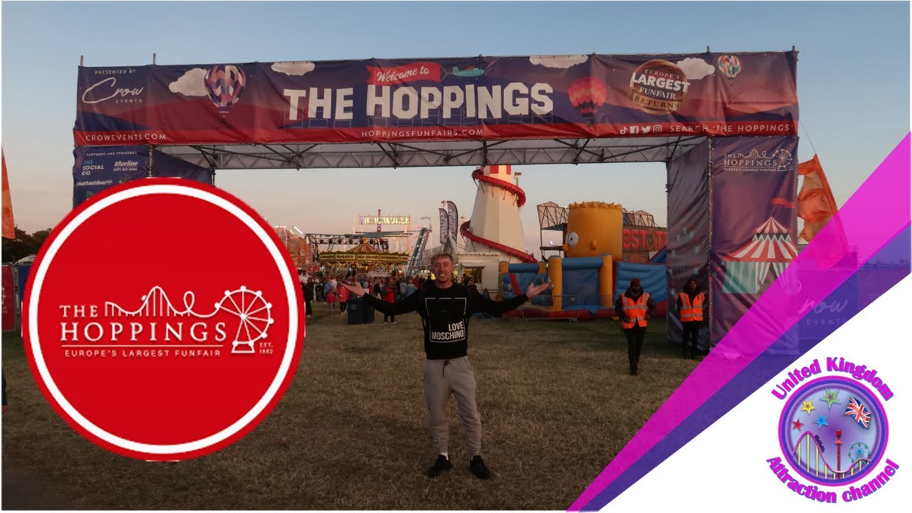 Hoppings Fun Fair Town Moor Newcastle 2022 Vlog - YouTube