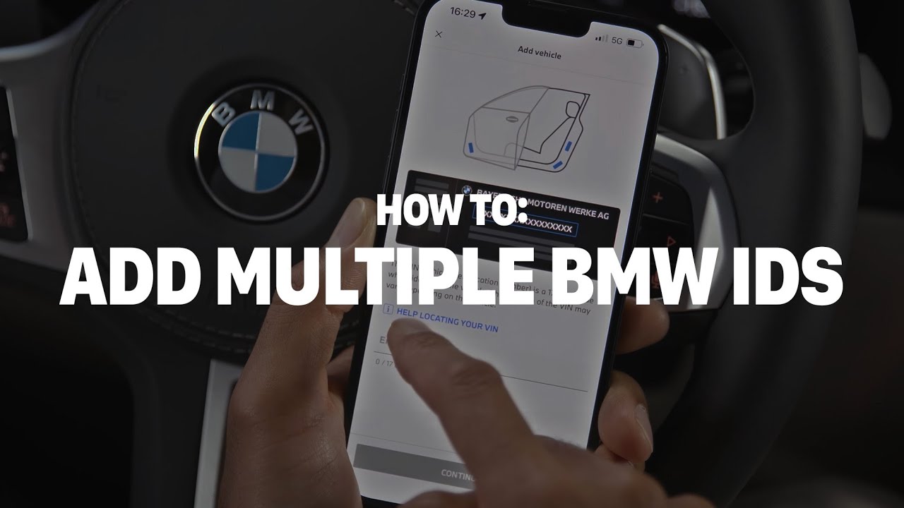 How To Add Multiple BMW IDs to one BMW - YouTube