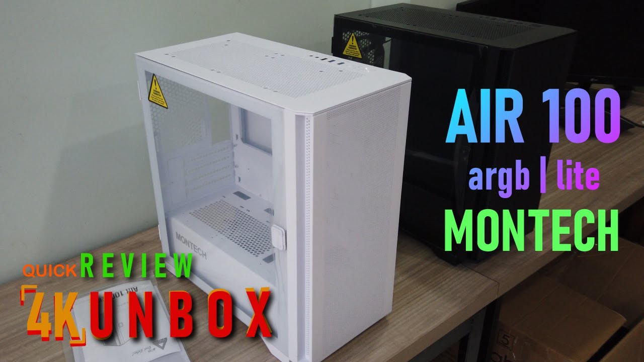 Montech Air 100 ARGB - Air 100 Lite - YouTube