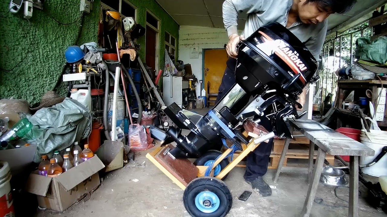 Most amazing DIY outboard trolley built from scratch . No more heavy ...