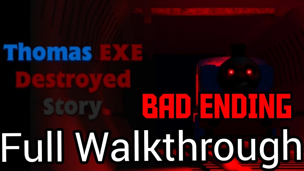 Thomas EXE Destroyed Story | Full Walkthrough | Roblox - YouTube