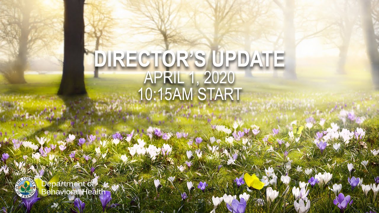 Director's Update - April 1, 2021 - YouTube