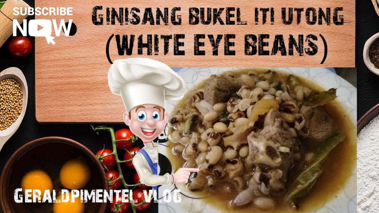 Ginisang bukel utong with lamb meat || white eye beans || ilocano ...