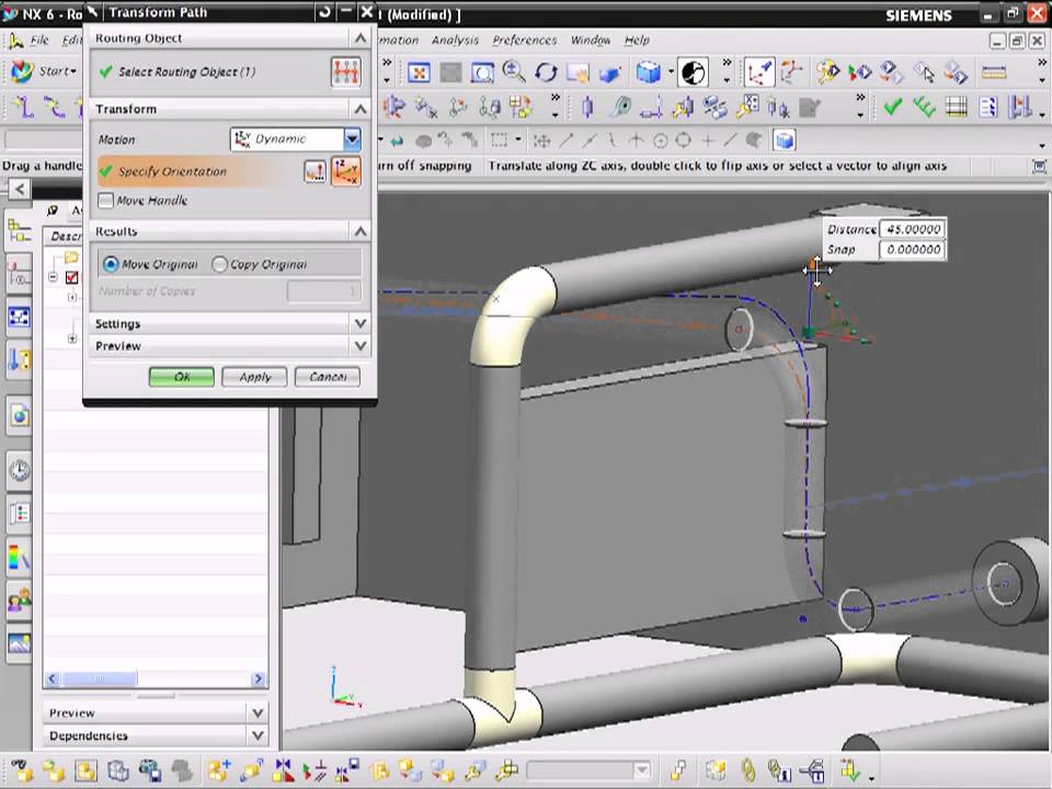 NX CAD - Routing Mechanical - 1 - Szczetgóły - YouTube