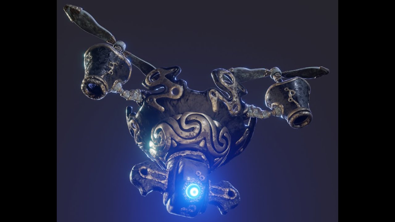 Guardian Sky Watcher Model Recreation: Animation [Breath Of The Wild ...