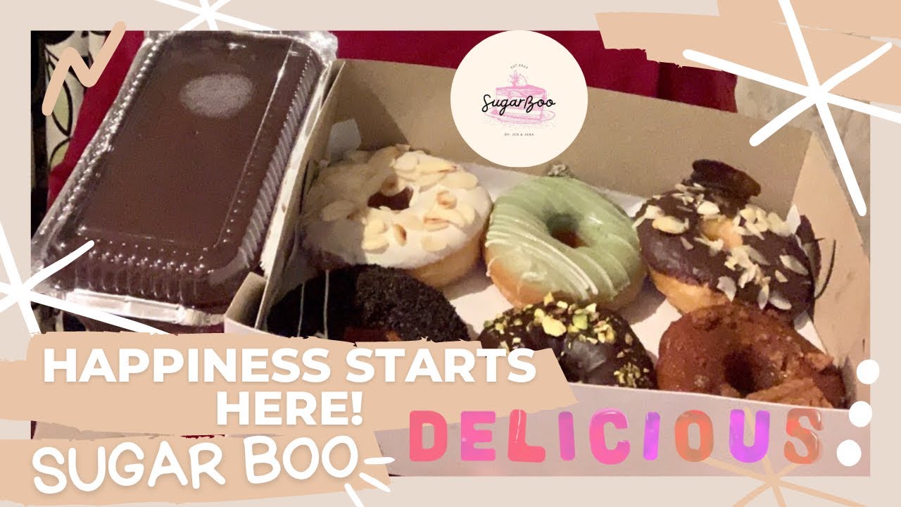 Sugar Boo's Premium Donuts and Chocolate Moist Cake with Ganache (YUMMY ...