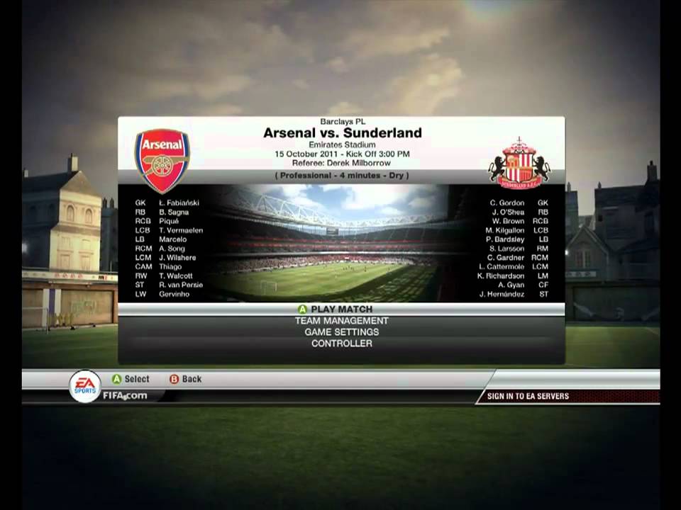 Fifa 12 Arsenal Manager Mode - 5 - YouTube