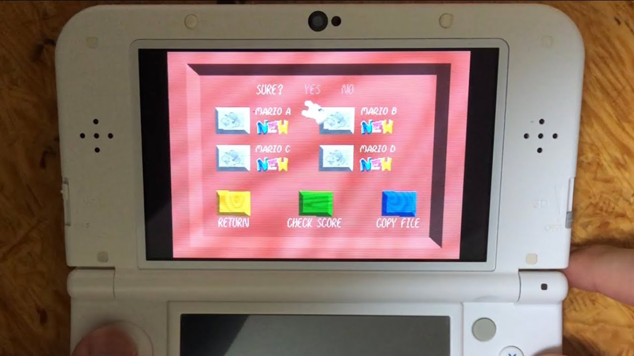 Super Mario 64 File Select Screen Crash (Ported version of 3DS) - YouTube
