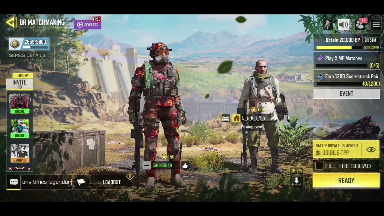 CALL OF DUTY MOBILE LOBBY - YouTube