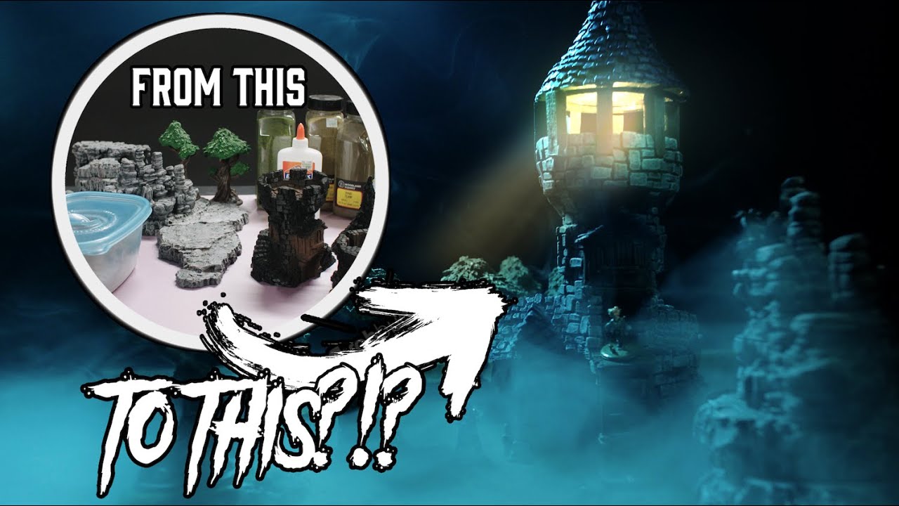 EPIC Lighthouse Island Terrain for DND 5e and TTRPG - YouTube