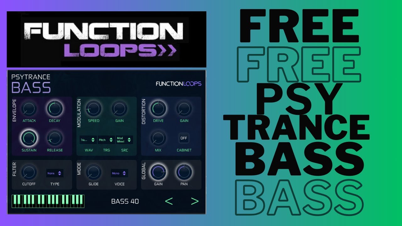 Psytrance Bass Free Virtual Instrument - YouTube
