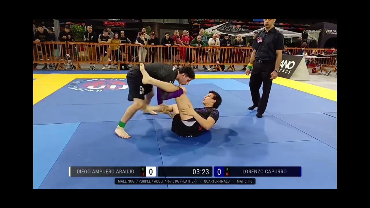 Diego Ampuero vs Lorenzo Capurro | UIJJ Firenze Open 2025 | Quarter ...