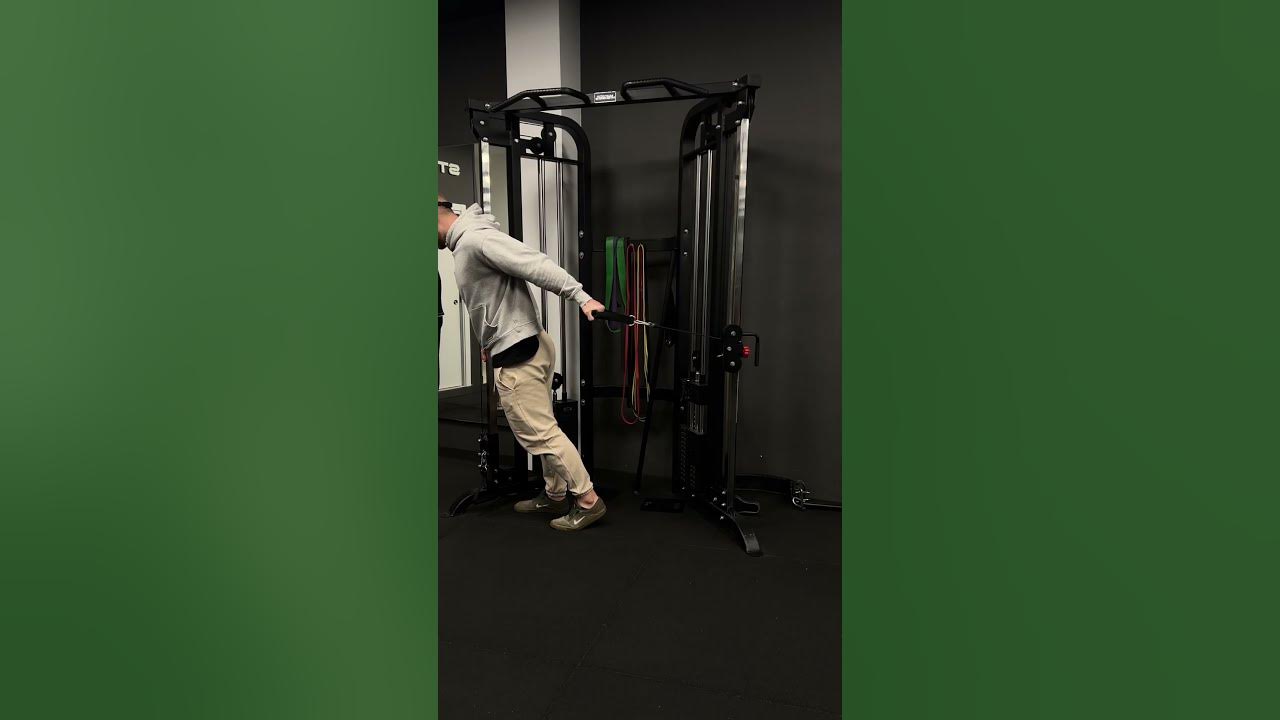 Curl Bayesian unilateral en polea altura cadera - YouTube