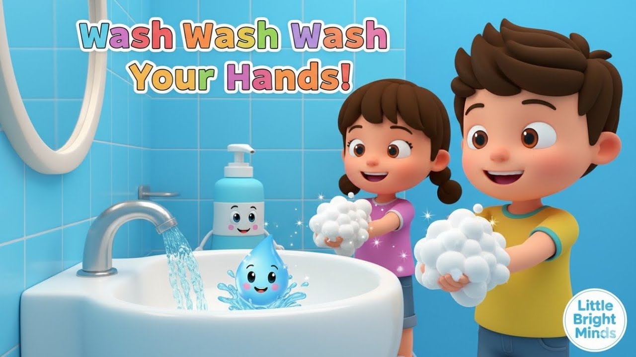 Wash, Wash, Wash Your Hands! | Fun Hygiene Song for Kids | Little ...