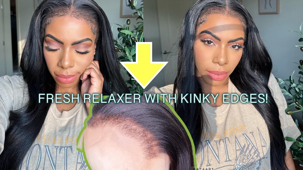 it's the FRESH RELAXER & KINKY EDGES for me! THIS KINKY EDGES WIG is A ...