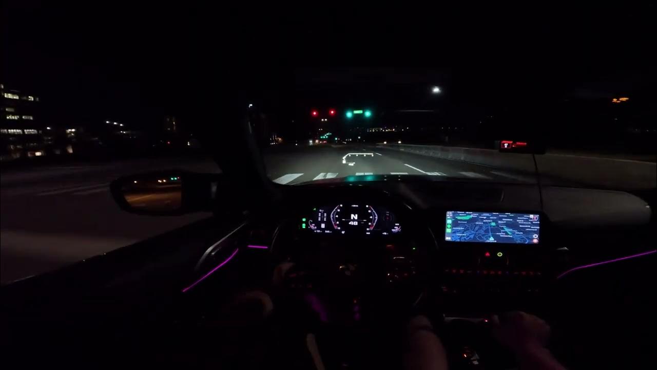 NIGHT POV DRIVE IN MY MANUAL G82 M4 - YouTube