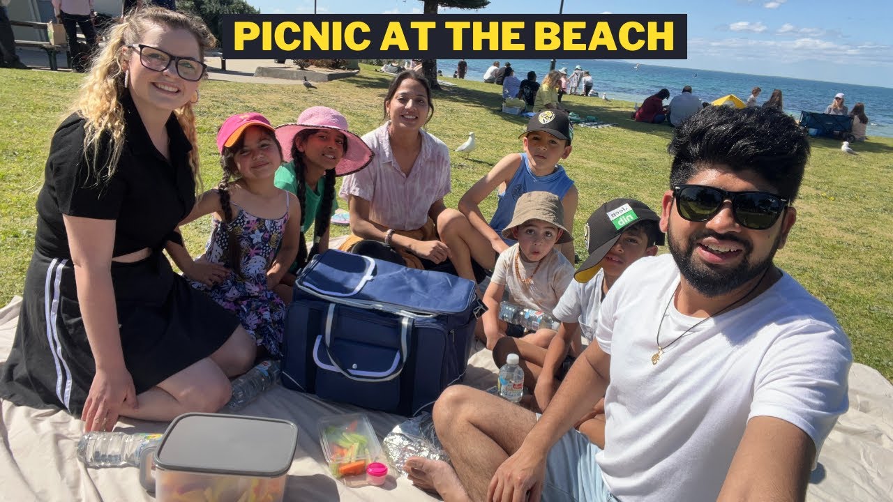 PICNIC AT THE BEACH WITH FAMILY 🏖️ CHILL DAY !! - YouTube