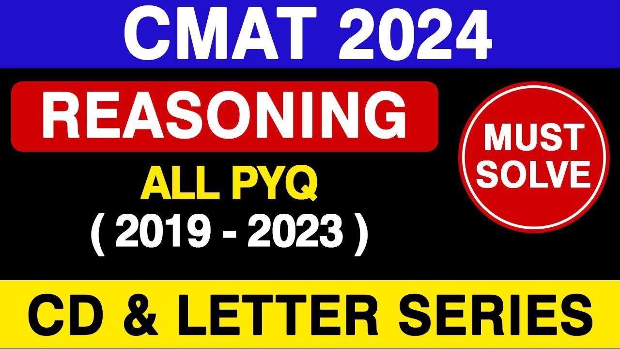 CMAT 2024 | CODING DECODING & LETTER SERIES | ALL PYQ FROM 2019 - 2023 ...
