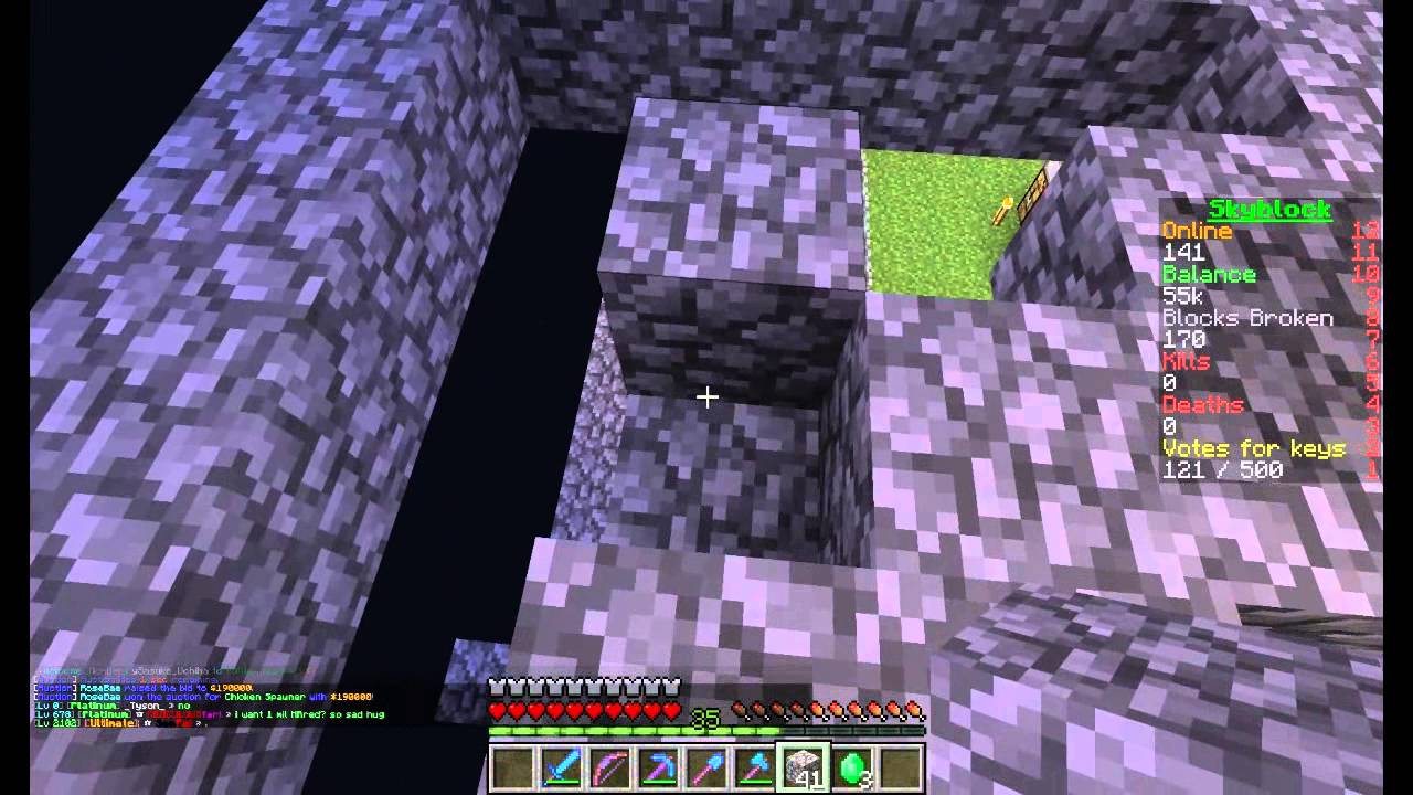 Minecraft: Op Skyblock Ep 2 - Iron Golem Farm - YouTube