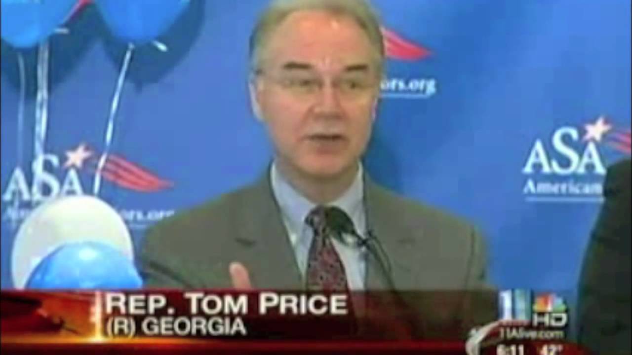 Rep. Tom Price Highlighted on 11 Alive News - YouTube