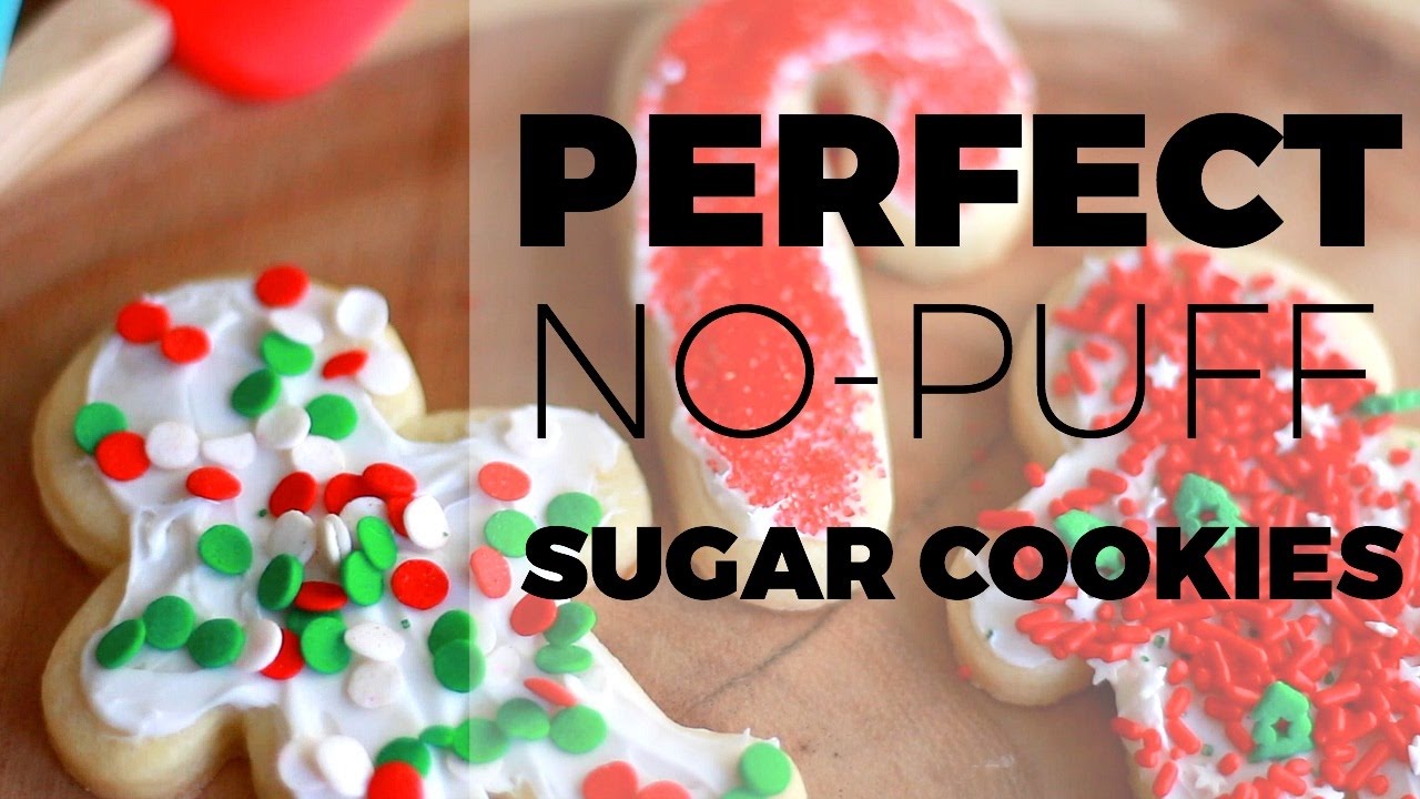 Perfect No Puff Sugar Cookies - YouTube