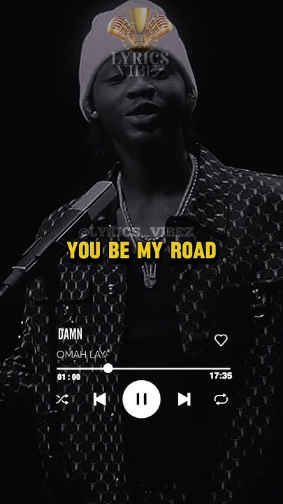 Omah Lay Damn Lyrics Video Lyricsvideo Lyrics Music Youtube
