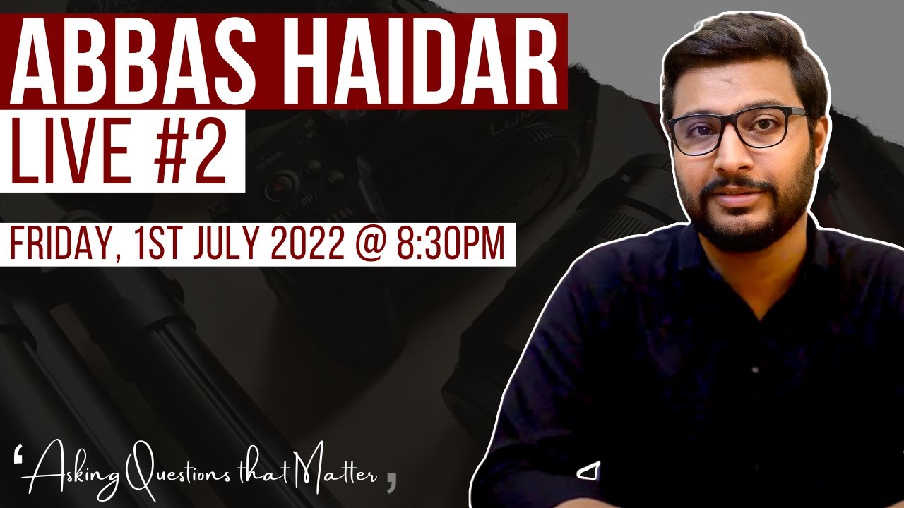 Abbas Haidar Live # 2 - Let's Talk - YouTube