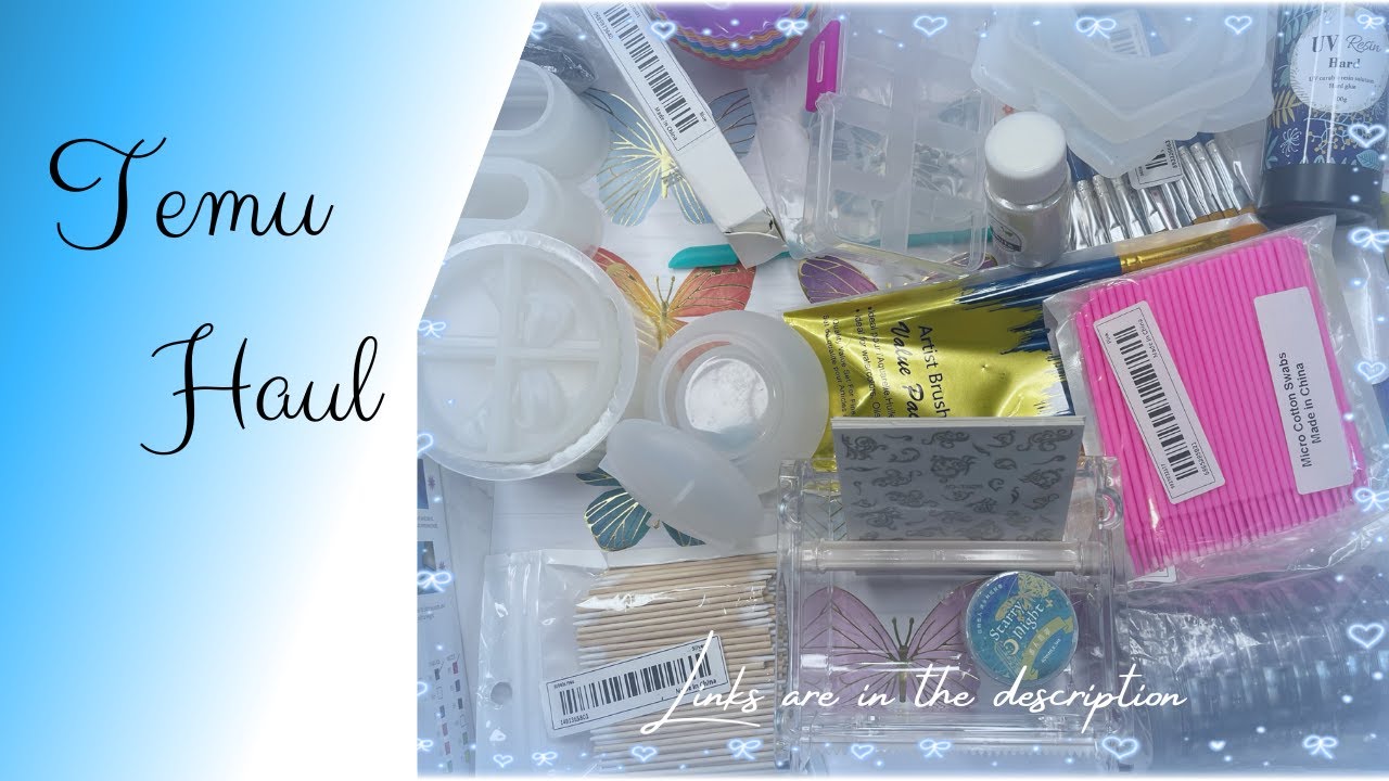 TEMU Haul 2023 | Unboxing My TEMU Products | Resin, Stickers, & More ...