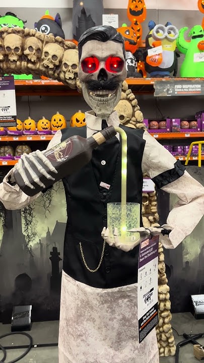 Dean the Deathologist Halloween Animatronic - YouTube