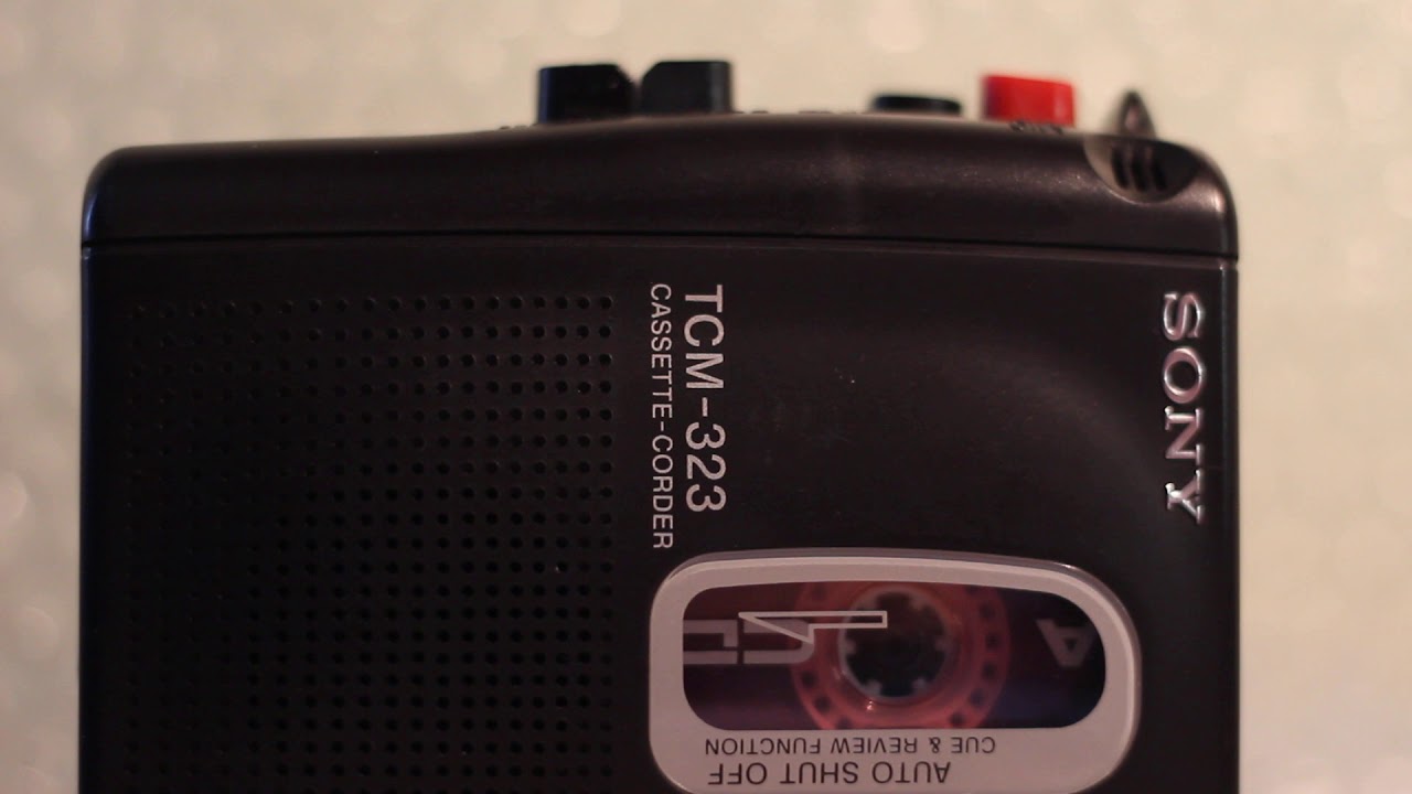 Sony TCM-323 test - YouTube