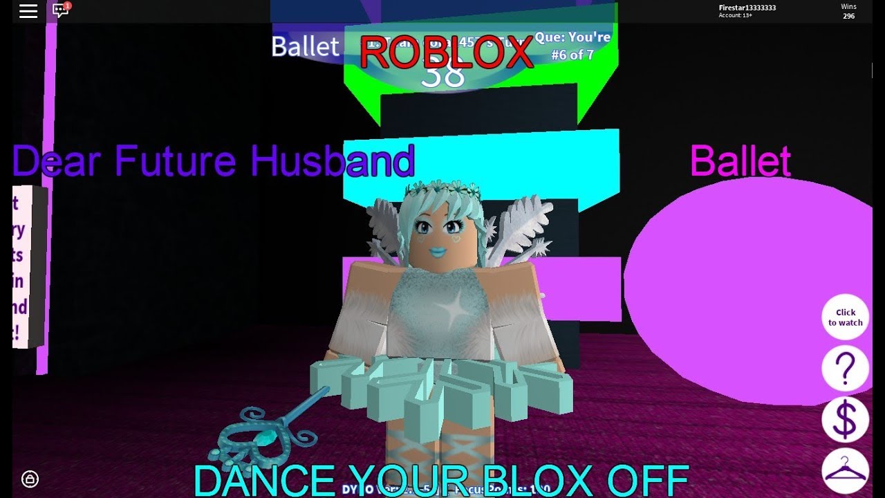Roblox- Dance Your Blox Off- Dear Future Husband- Ballet - YouTube