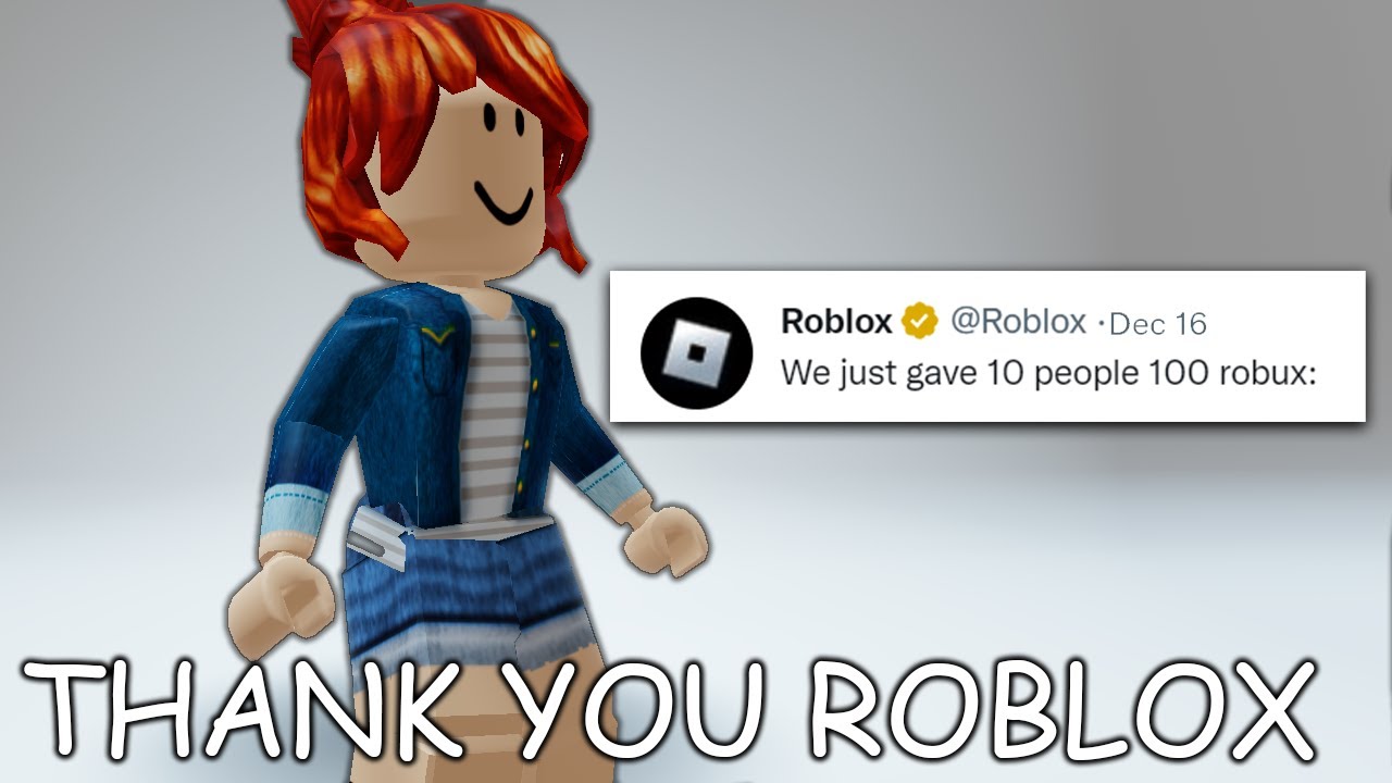 ROBLOX JUST GAVE AWAY 100K ROBUX TO 100 PEOPLE... - YouTube