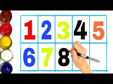 Learn numbers and conting 1 to 10 | The number song | counting 1-10 ...