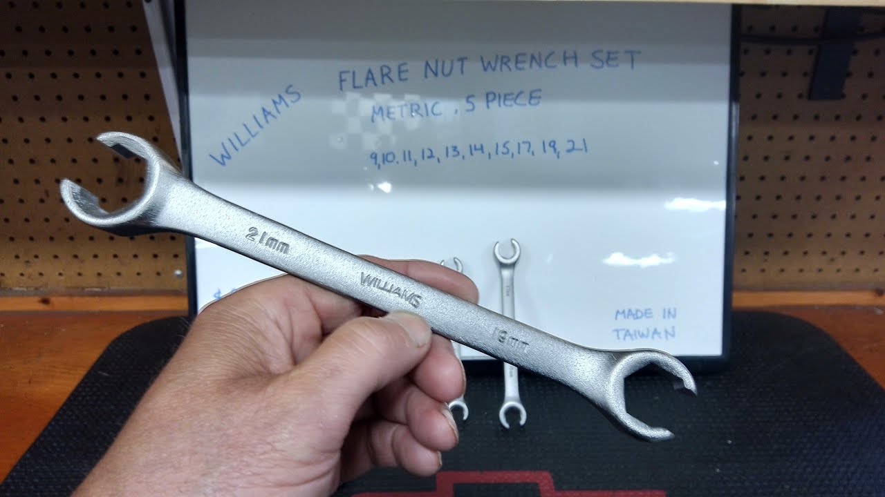 FLARE NUT WRENCH SET SERIES EPISODE (7), WILLIAMS,3 YEARS OF USE, ARE ...