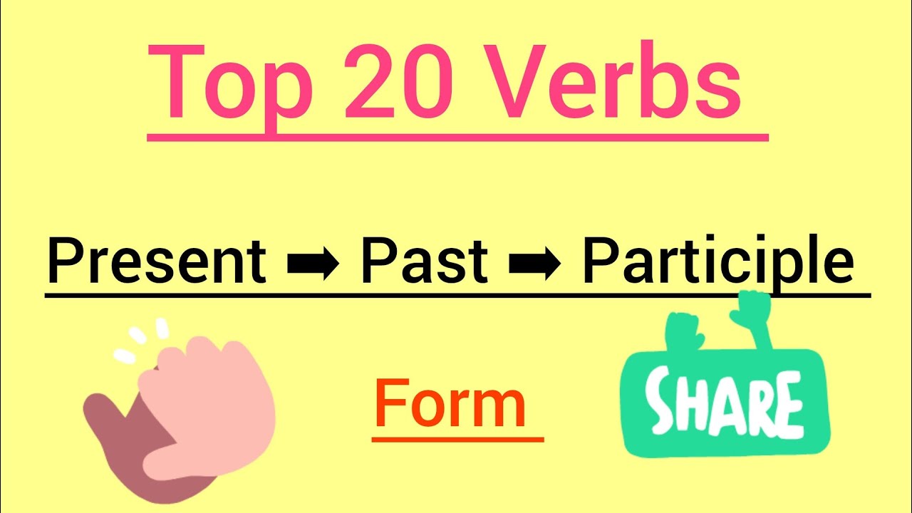 Verb1 Verb2 Verb3 l Verb Forms In English l Verb Forms l present past ...