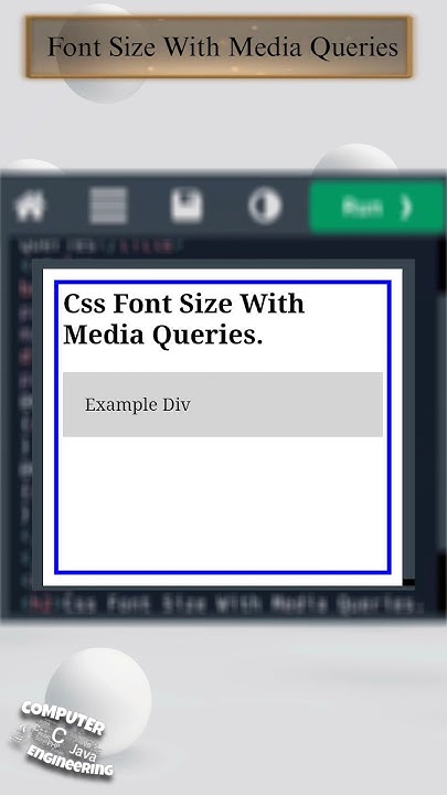 𝐂𝐬𝐬 𝐅𝐨𝐧𝐭 𝐒𝐢𝐳𝐞 𝐌𝐞𝐝𝐢𝐚 𝐐𝐮𝐞𝐫𝐢𝐞𝐬 |#css #font #size #media #queries #html # ...