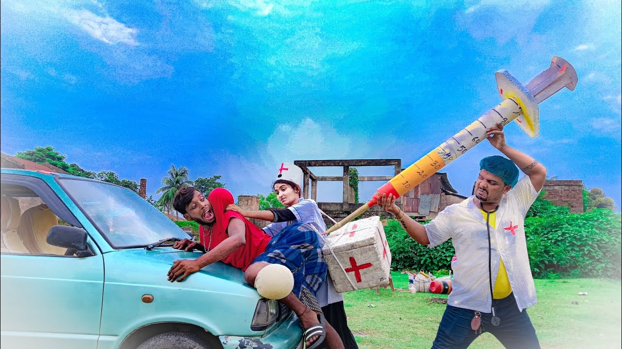 Must Watch Funniest Comedy 2023 🤣New Doctor Funny Injection Wala Comedy ...