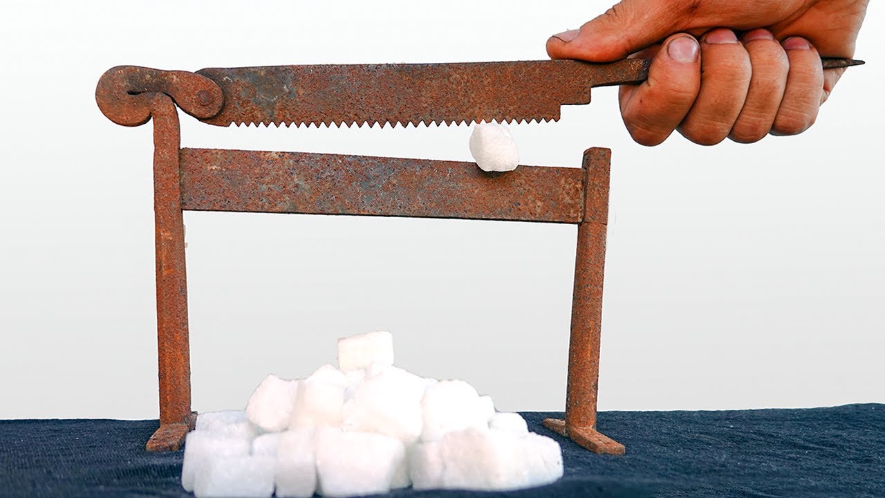 1895 Sugar Cutter Restoration — Teahouse tool - YouTube