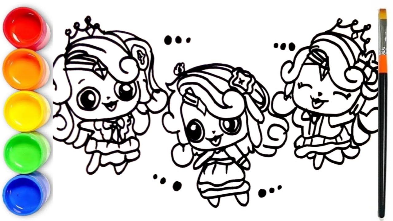 🔴 How to draw Luckyping | 색칠놀이 캐치티니핑 행운핑 | Teenieping - YouTube