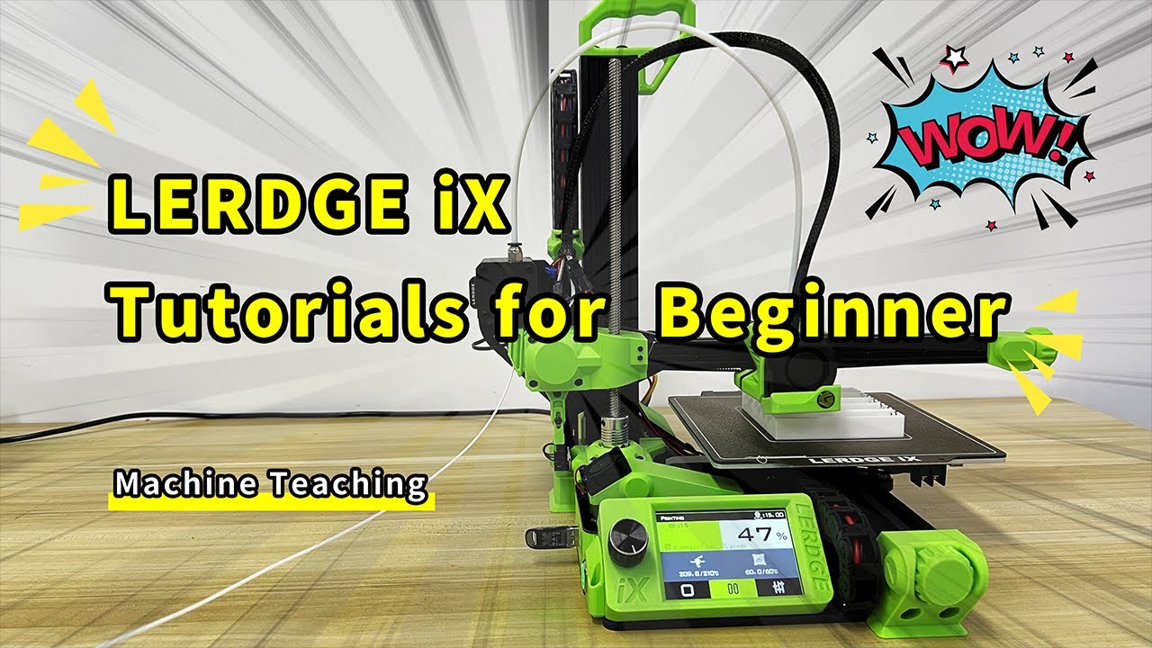Beginners Guide To Lerdge-iX 3D Printer | How to use 3D printer after ...