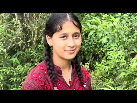 Village Life Vlog Nepal 🇳🇵 Gau Ghar Ma Ghash Gardai 🤣🤣#villagelife #village vlog 
