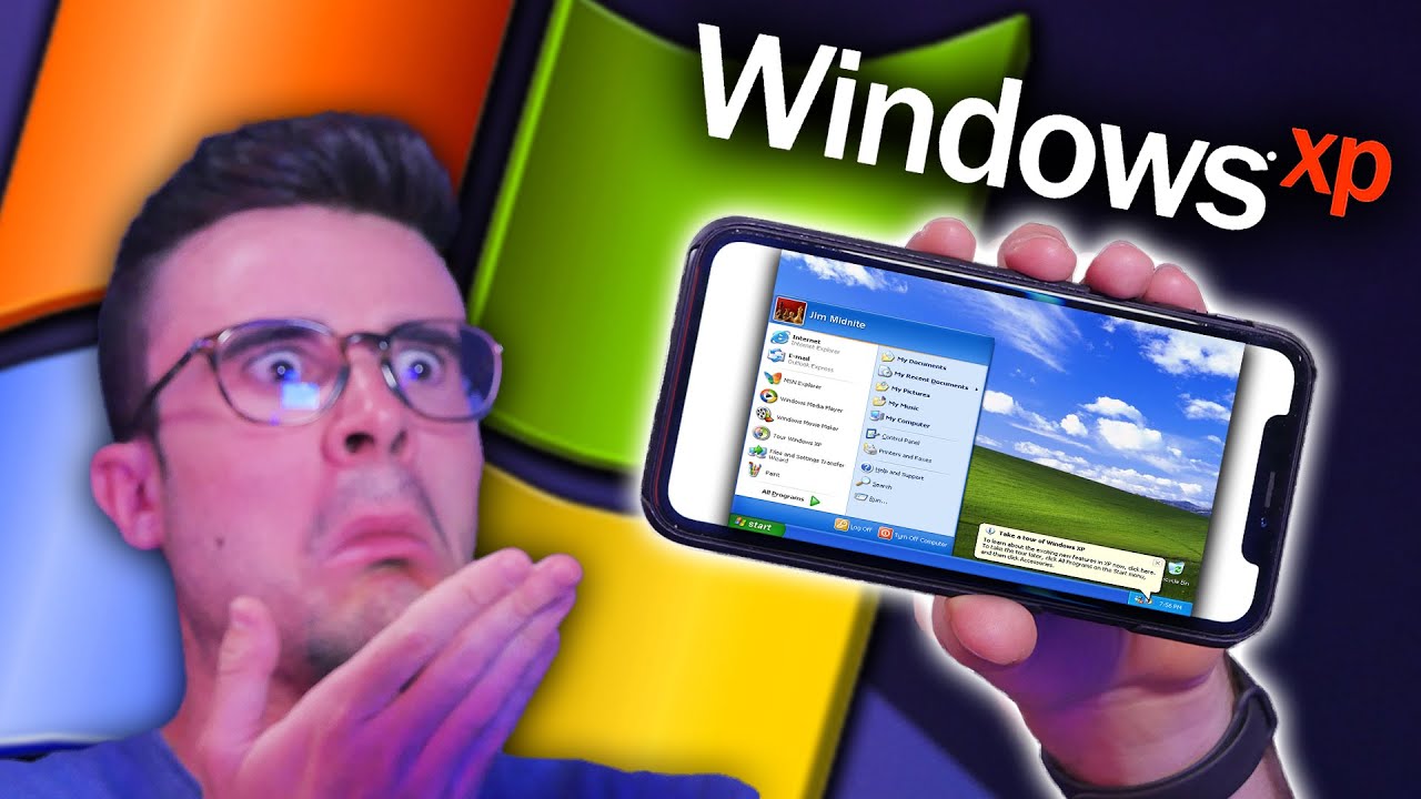 HO INSTALLATO WINDOWS XP SU UN IPHONE! *e non solo* 😨 - YouTube