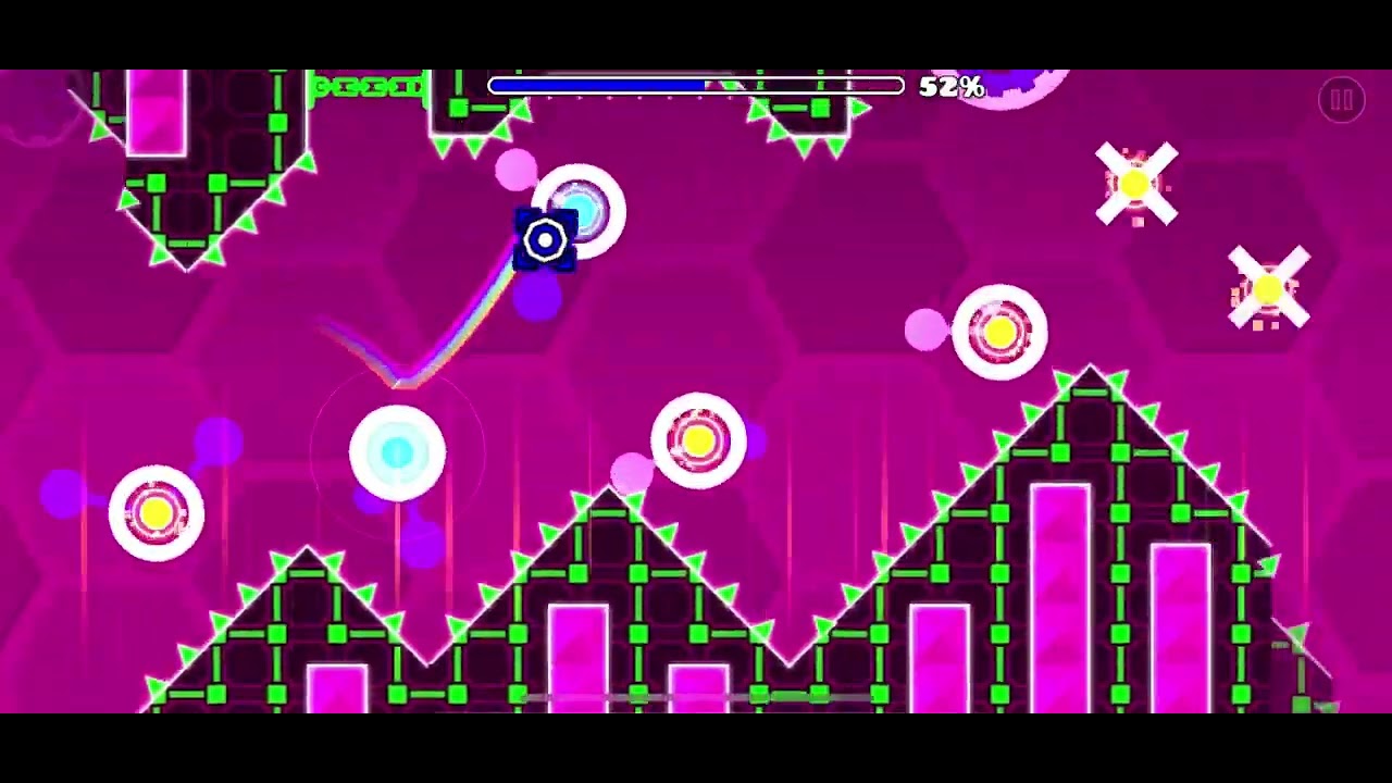 beating hexagon force geometry dash - YouTube