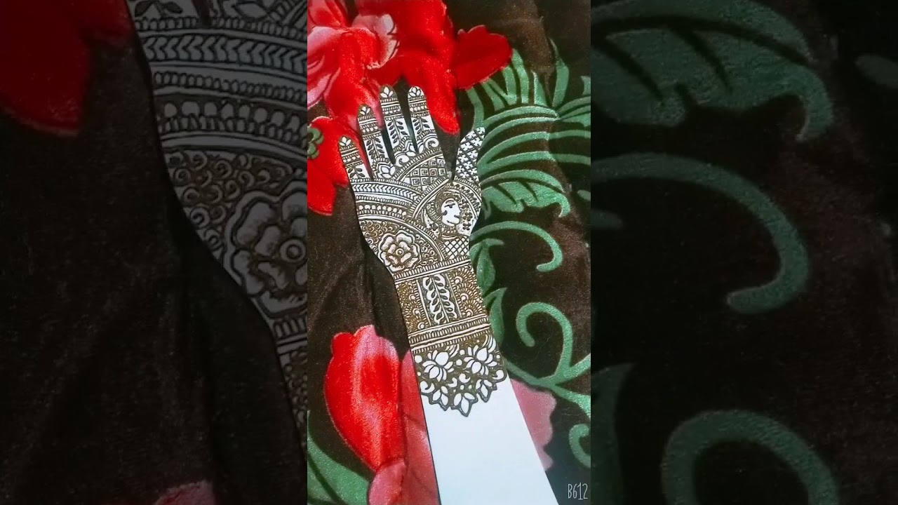 Mehndi designs for learning step by step - YouTube