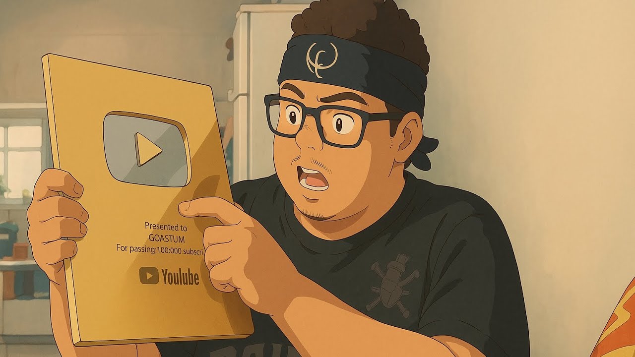 MOSTRANDO A MINHA PLACA DO YOUTUBE EM FORMATO DE GLIBIL ANIME. #2 - YouTube