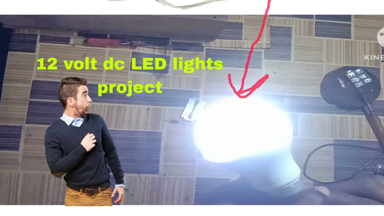 12 volt dc LED light projects - YouTube