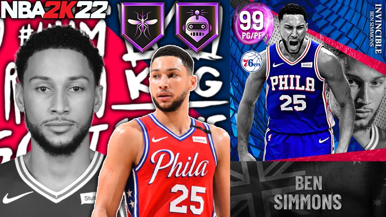 INVINCIBLE BEN SIMMONS GAMEPLAY! THIS IS AN END GAME CARD IN NBA 2K22 ...